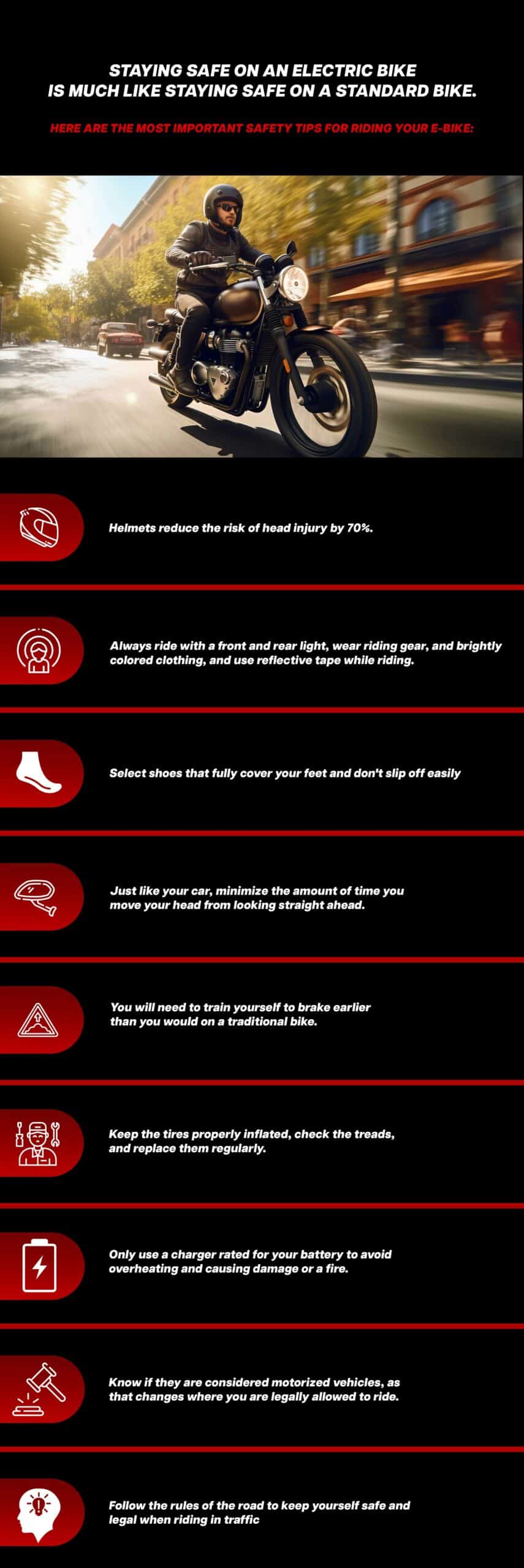 10+Effective Electric Bike Safety Tips(Ride smart stay safe)